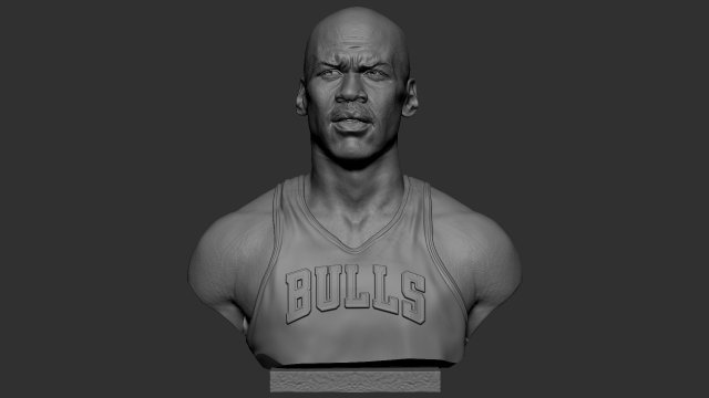 Michael Jordan 3D Print Model in Man 3DExport