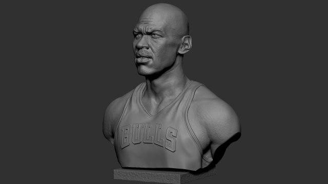 Michael Jordan 3D Print Model in Man 3DExport