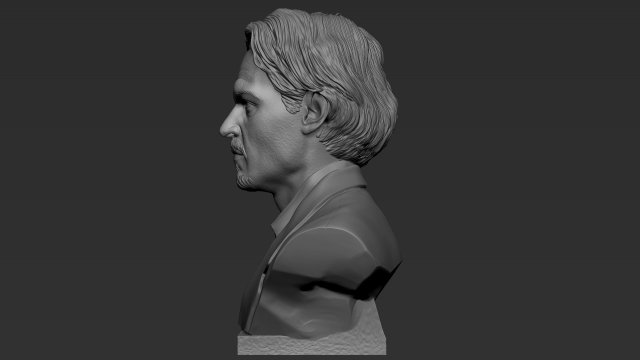 Johnny Depp 3D Print Model in Man 3DExport