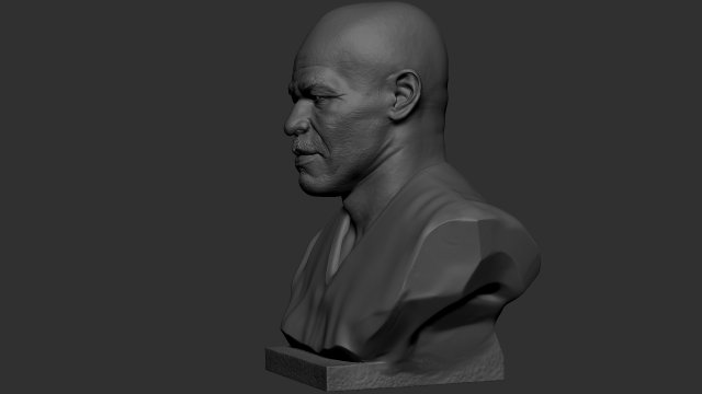 Mike Tyson 3D Print Model in Man 3DExport
