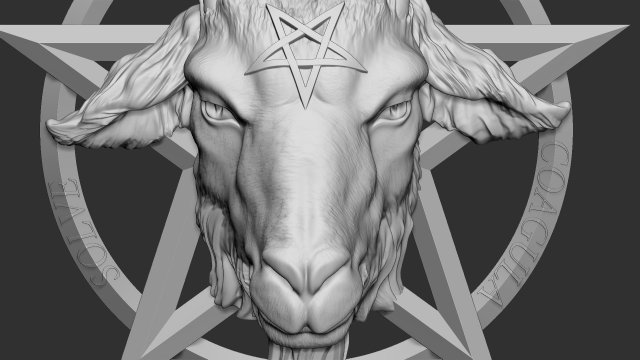 Pentagram 3D Print Model in Pendants 3DExport