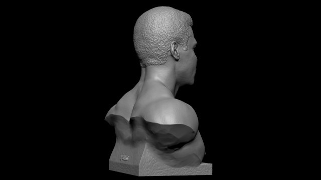 Muhammad Ali 3D Print Model in Sculpture 3DExport