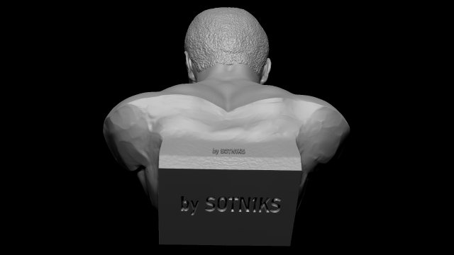 Muhammad Ali 3D Print Model in Sculpture 3DExport