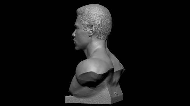Muhammad Ali 3D Print Model in Sculpture 3DExport