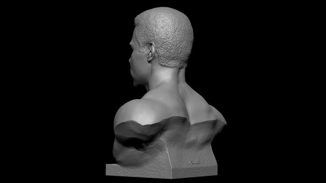 Muhammad Ali 3D Print Model in Sculpture 3DExport