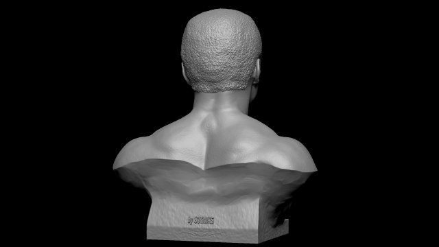Muhammad Ali 3D Print Model in Sculpture 3DExport