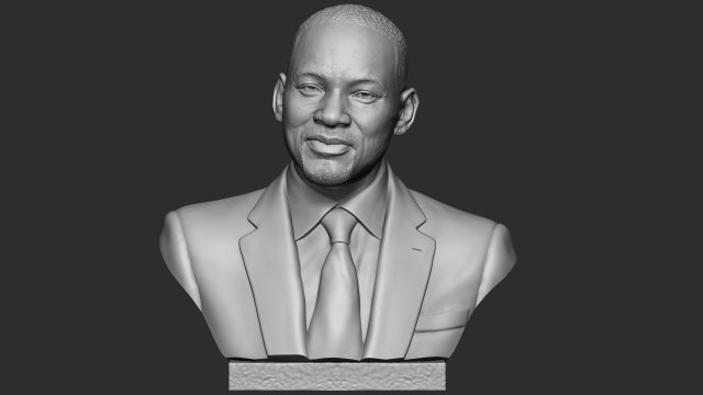 Will Smith 3D Print Model in Sculpture 3DExport