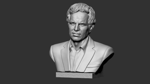 Mark Ruffalo 3D Print Model in Man 3DExport
