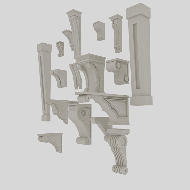 3d molding models 3D Model in Decoration 3DExport