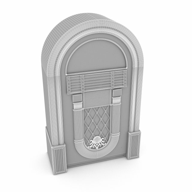 Juke Box 3D Model in Decoration 3DExport