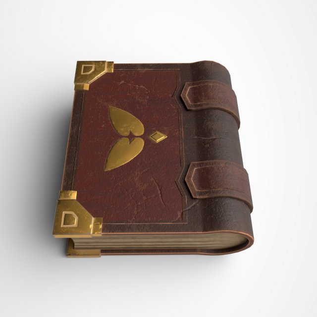 stylized book 3D Model in Shelving 3DExport