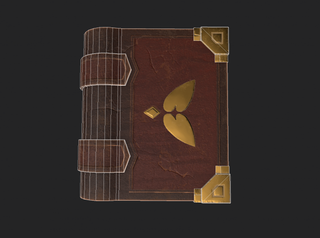 stylized book 3D Model in Shelving 3DExport