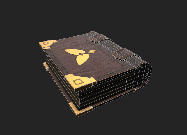 stylized book 3D Model in Shelving 3DExport