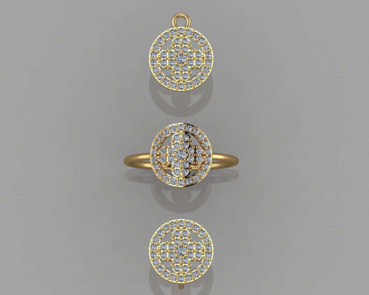 gc gold cm017-diamond set 3D Print Model in Other 3DExport