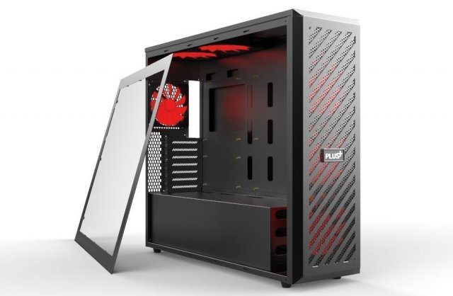 Plus Gaming Case 3D Model in Computer 3DExport