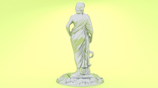 Roman Emperor Statue 3D Model in Sculpture 3DExport