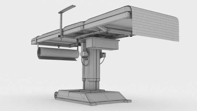 Operating Table 4K 3D Model in Medical Equipment 3DExport