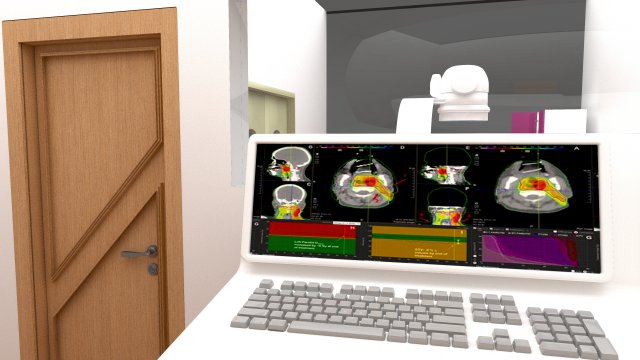 Radiotherapy Unit 4K 3D Model in Medical Equipment 3DExport