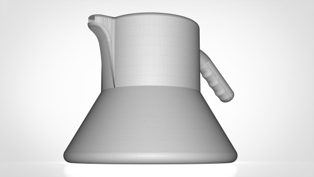 Capless Pitcher 3D Model in Cookware Tools 3DExport