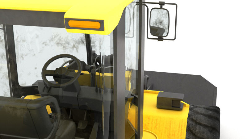 Wheel Loader 4K 3D Model in Heavy Equipment 3DExport