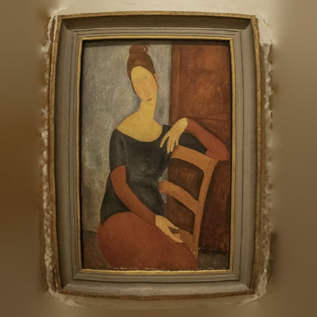 Modigliani group of paintings in row 3D Model in Decoration 3DExport