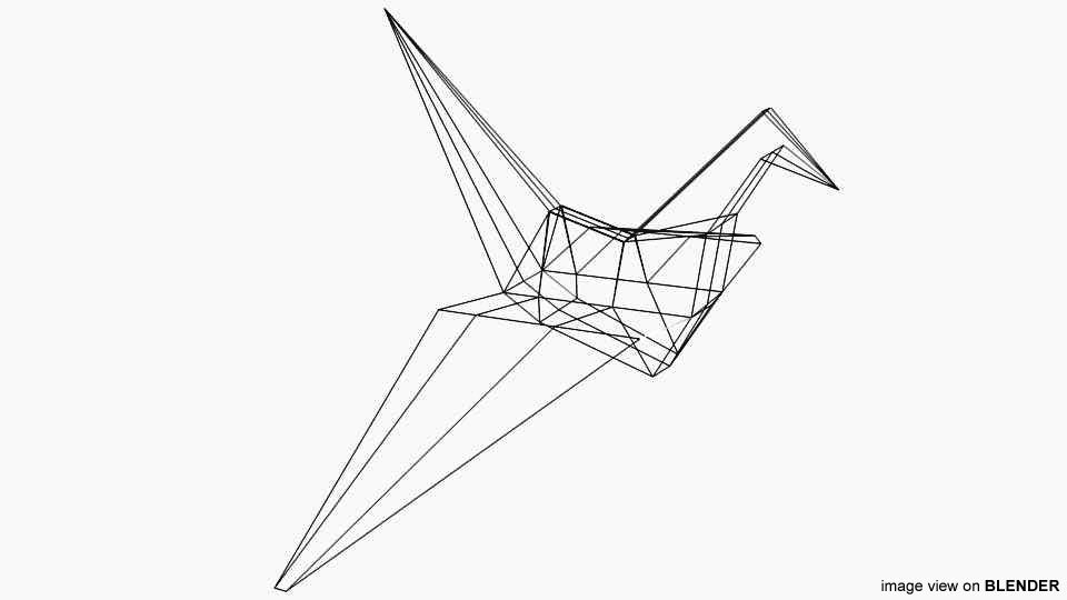 origami - bird 3D Models in Toys 3DExport