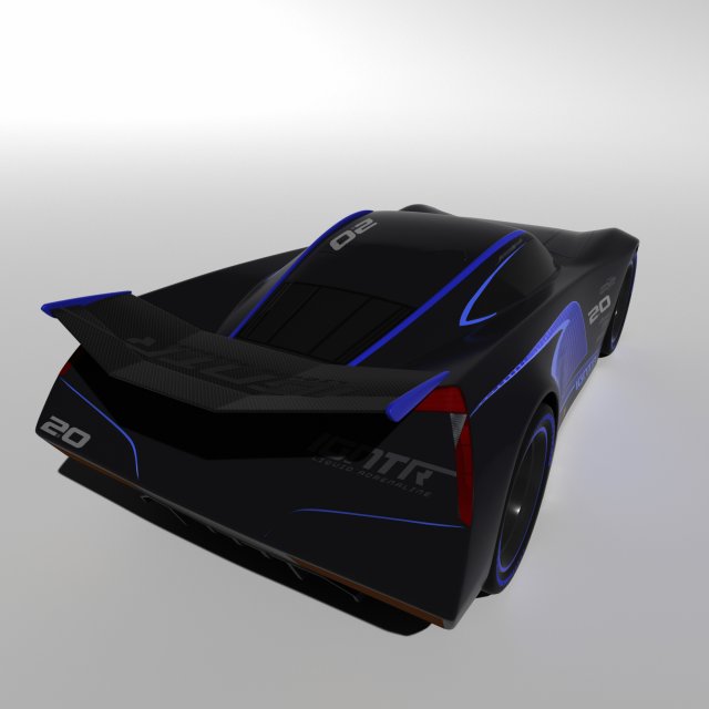 jackson storm 3D Model in Cartoon 3DExport