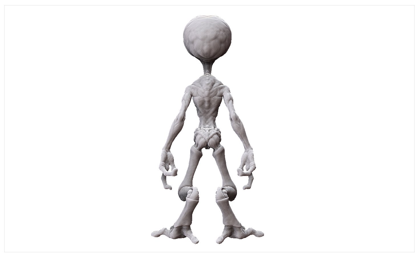 grey alien - alien gris - extraterrestre - ufo Modelo de impresión 3D ...