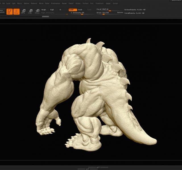 reptiliano - reptiloide 3D Print Model in Monsters & Creatures 3DExport