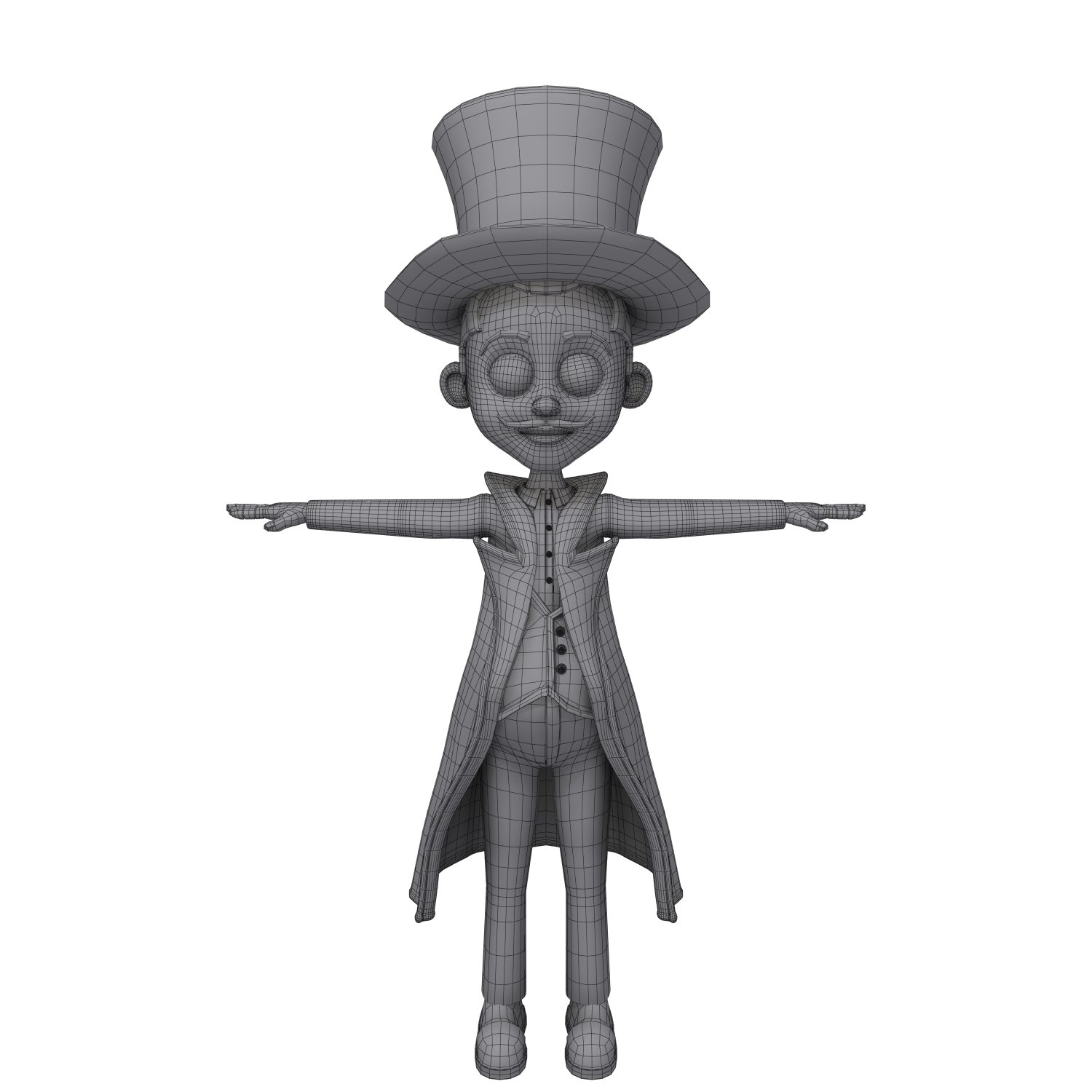 Magician 3D Model in Man 3DExport
