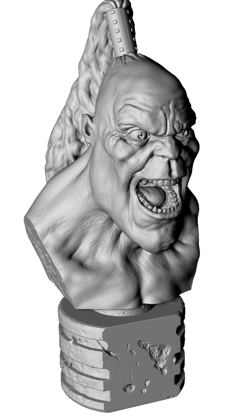 Goro bust for 3d print 3D Print Model in Monsters & Creatures 3DExport
