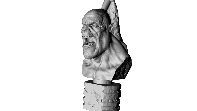 Goro bust for 3d print 3D Print Model in Monsters & Creatures 3DExport