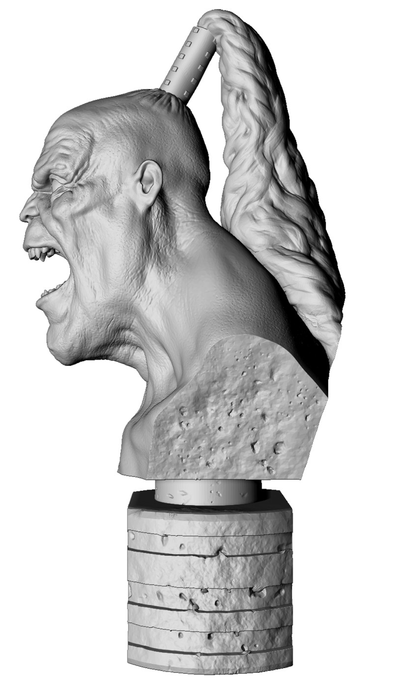 Goro bust for 3d print 3D Print Model in Monsters & Creatures 3DExport