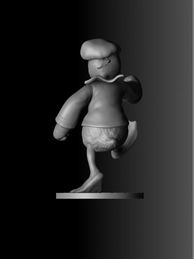 donald angry 3D Model in Cartoon 3DExport