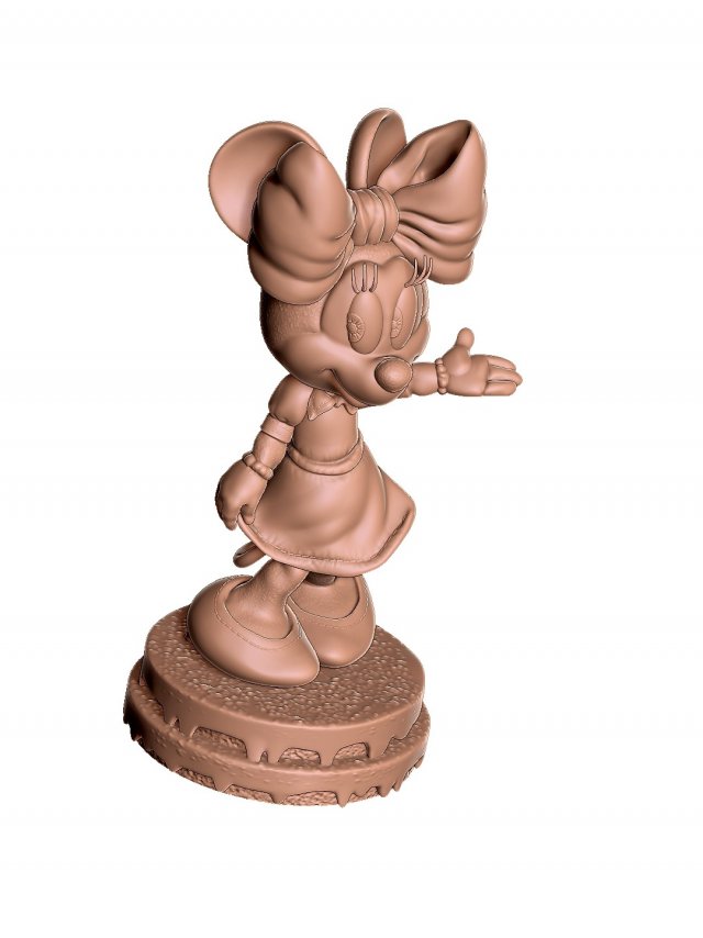 minnie mouse hi 3d primtable stl Modelo de impresión 3D in Animales ...