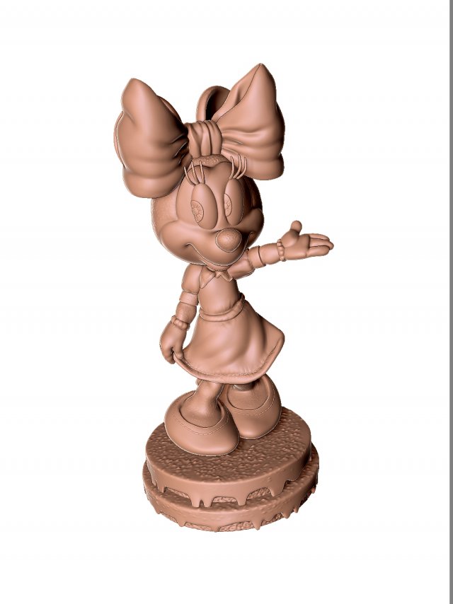 minnie mouse hi 3d primtable stl Modelo de impresión 3D in Animales ...