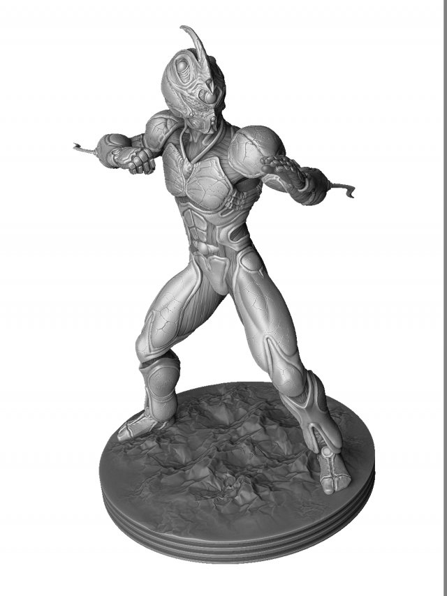 Guyver 3d printable 3D Print Model in Monsters & Creatures 3DExport