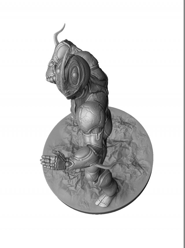 Guyver 3d printable 3D Print Model in Monsters & Creatures 3DExport