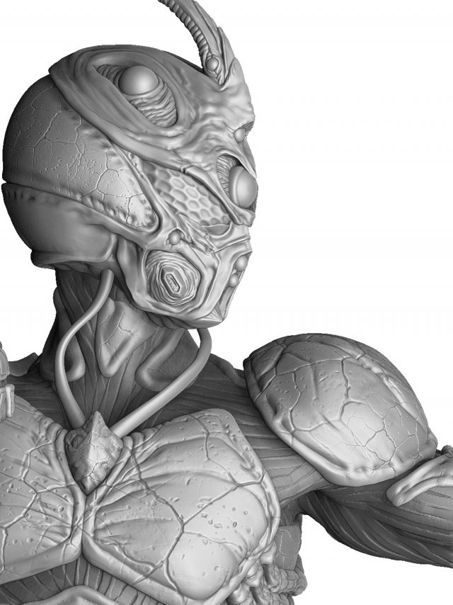 Guyver 3d printable 3D Print Model in Monsters & Creatures 3DExport