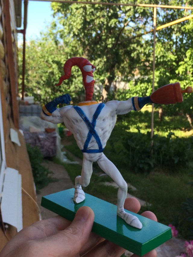 Earthworm jim stl 3d printable 3D Print Model in Monsters & Creatures ...