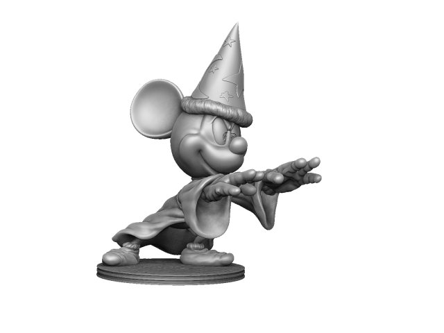 mickey wizard stl 3d printable 3D Print Model in Animals 3DExport