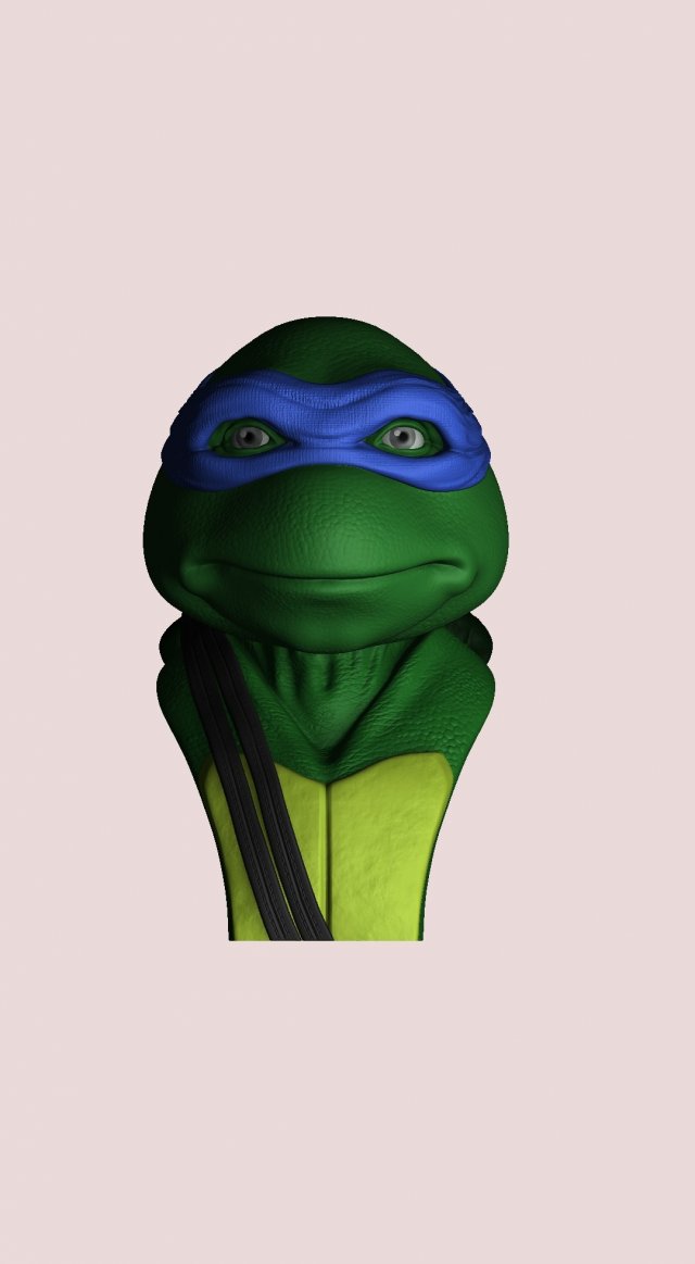 TURTLES NINJA 1990 FOR 3D PRINT BUSTS 3D Print Model in Monsters ...