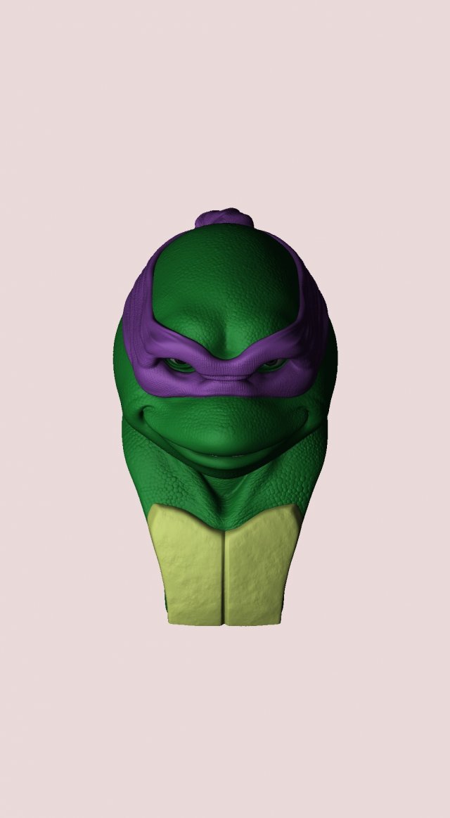 TURTLES NINJA 1990 FOR 3D PRINT BUSTS 3D Print Model in Monsters ...