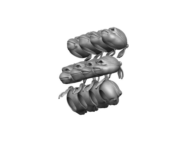 TURTLES NINJA 1990 FOR 3D PRINT BUSTS 3D Print Model in Monsters ...