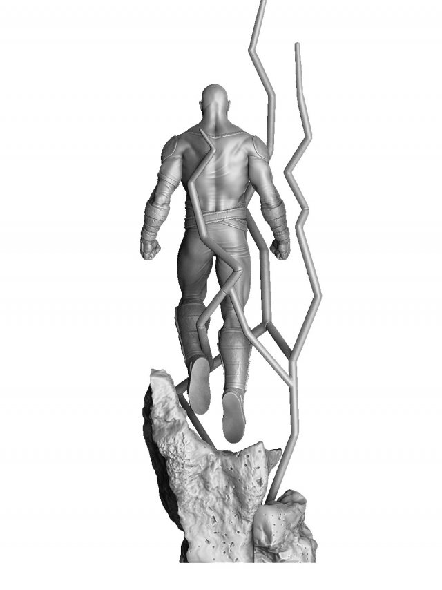 BLACK ADAM ASSEMBLE FOR 3D PRINT STL 3D Print Model in Man 3DExport