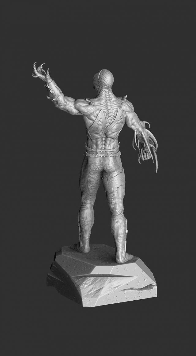SPAWN 2 OPTIONS FOR 3D PRINT STL 3D Model in Monster 3DExport
