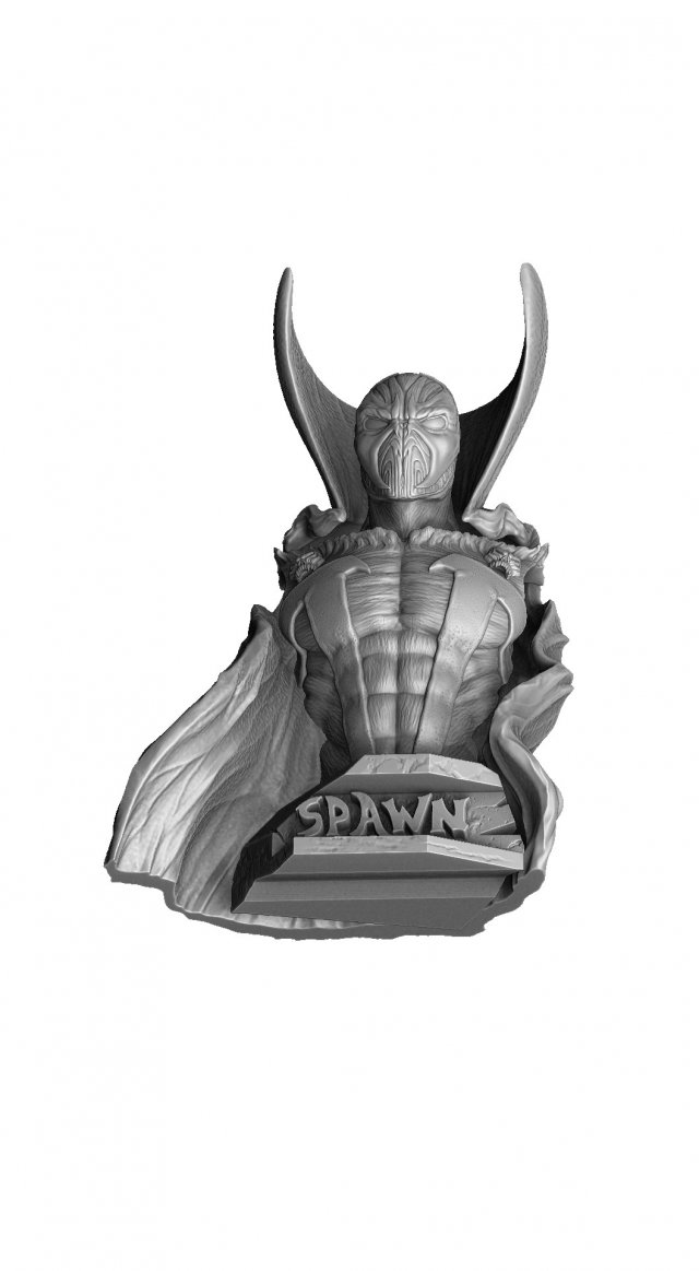 SPAWN 2 OPTIONS FOR 3D PRINT STL 3D Model in Monster 3DExport