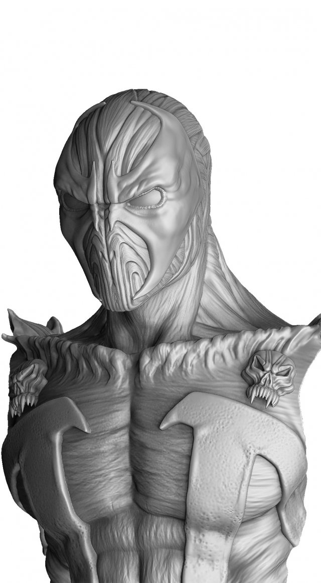 SPAWN 2 OPTIONS FOR 3D PRINT STL 3D Model in Monster 3DExport