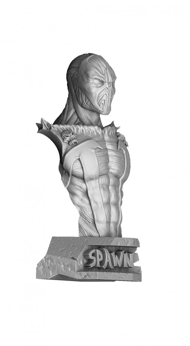 SPAWN 2 OPTIONS FOR 3D PRINT STL 3D Model in Monster 3DExport