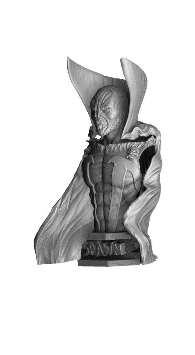 SPAWN 2 OPTIONS FOR 3D PRINT STL 3D Model in Monster 3DExport
